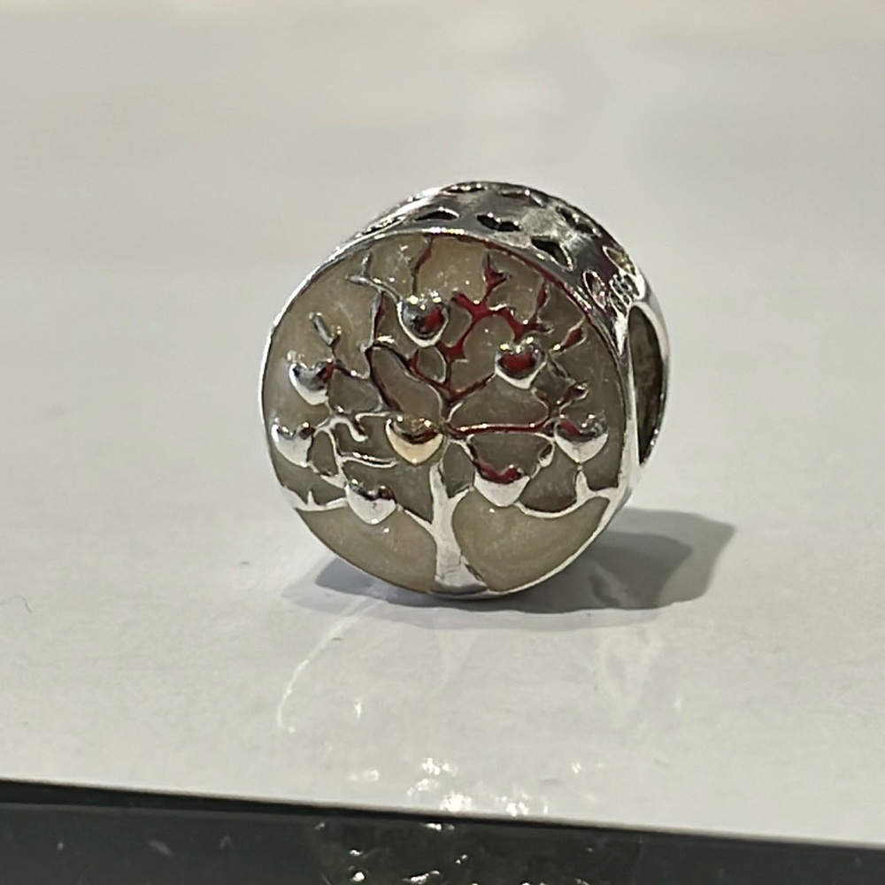 Pandora Family Tree Of Hearts Charm With 14k Gold 792… - Gem